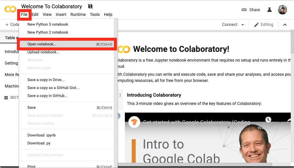 How to use Colab | EECS 442: Computer Vision
